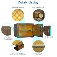 China 13kg Smart Home Safe Box Biometric Fingerprint Lock With Glossy Surface for sale