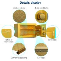 China 11kg Dual Alarm Home Safe Box Electronic Lock With Glossy Surface Tratement for sale