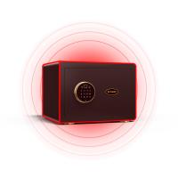 China 11kg Dual Alarm Home Safe Box Biometric Fingerprint Lock With Glossy Surface Treatment for sale