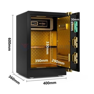 China Biometric Fingerprint Lock Home Safe Box 32kg YB/RS-60 for sale