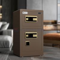 China Double Door Custom Safe Box Fingerprint Lock H31.5in YB/RS-80D Coffee for sale