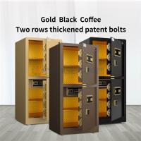 China Digital Fingerprint Lock Large Safe Box For Security Gold High End Home Safes for sale