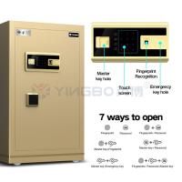China Biometric Fingerprint Lock Smart Safe Box For Office Security 46kg YB/N7-80 for sale