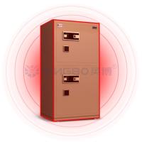 China H1200mm Solid Steel Smart Office Safe Box Dual Alarm Fingeprint Lock for sale