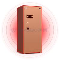 China Gold Solid Steel Fingerprint Lock Office Safe Box Dual Alarm YB/N7-150 for sale