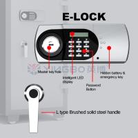 China Electronic 120mins Fireproof Document Safe For Home Digital Lock Anti Theft And Fireproof YB/FH-128 for sale