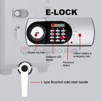 China Steel Safe Security Certified Safe Fire Resistant Safe Anti Burglary Safe For Sale for sale