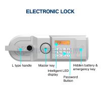 China White Durable Fire Proof Safe Box Anti Theft With Digital lock YB/FW-68 for sale