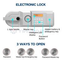 China H780mm Digital Lock Fire Resistant Safe Box Solid Steel For Security YB/FW-78 for sale