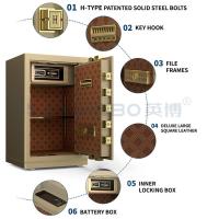 China Solid Steel Smart Office Safe Box Digital Electionic Lock YB/N7-70 for sale
