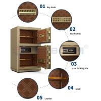 China Double Door 46kg Luxury Electronic Safe Box for office security YB/N7-80D for sale