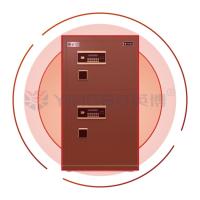 China Solid Steel Luxury Smart Electronic Office Safe Box For Security YB/N7-100D for sale