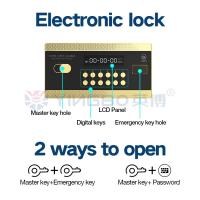 China Electronic Lock Luxury Office Safe Box Patented Bolts H350mm for sale
