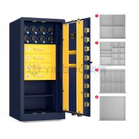 China Smart  Solid Stee Biometric Jewelry Safe Box With Dual Alarm Watch Winder And Safe for sale