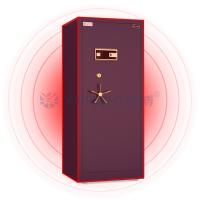 China OEM Dual Alarm Jewelry Watch Winder Safe Box Solid Steel With 7 Open Ways for sale