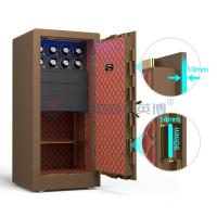 China Double Alarm Solid Steel Jewelry Watch Winder Safes With 7 Open Ways for sale