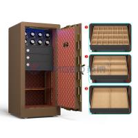 China Double Alarm Solid Steel Jewelry Watch Winder Safes With 7 Open Ways for sale