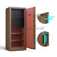 China Solid Steel Jewelry Watch Winder Safe Box Biometric Fingerprint Lock for sale