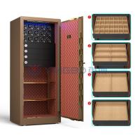 China Solid Steel Jewelry Watch Winder Safe Box Biometric Fingerprint Lock for sale