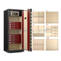 China Smart Dual Alarm Solid Steel Jewelry Safe With Drawers / Jewelry Safe For Home for sale