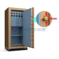 China Luxury Jewely Watch Winder Safe Fingerprint Lock With Fireproof for sale