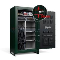 China 75 Mins Fireproof Rating UL Lock Gun Safes Steel With 36 Guns for sale