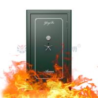 China Quick Access Biometric UL Lock Gun Safes Box Steel Gun Safe Pry Resistant Safe 5 Gun Safe for sale