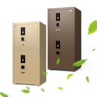 China Solid Steel Fingerprint Commercial Safe Box Bank Grade Biometric H1280mm for sale