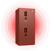 China Solid Steel Fingerprint Commercial Safe Box Bank Grade Biometric H1280mm for sale