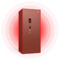 China Dual Alarm Bank Commercial Safe Box Biometric Fingerprint Digital Steel Security Safe YB/ZY-150 for sale