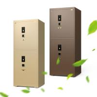 China Smart Bank Biometric Commercial Safe Box Fingerprint Lock H1880mm With 7 Open Ways for sale