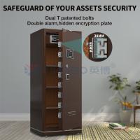 China Solid Steel Patented Bolts Security Luxury Safe Box YB/N6-150 for sale