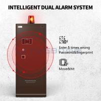 China Solid Steel Patented Bolts Security Luxury Safe Box YB/N6-150 for sale