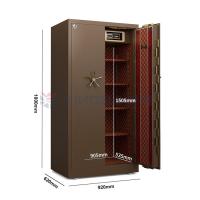 China Double Alarm Solid Movable Steel Safe Cabinet Door H1800mm For Security for sale