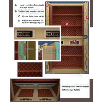 China Fingerprint Lock Heavy Vault Safe Box Door For Security Four Doors for sale