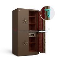 China Dual Alarm Heavy Vault Safe Box Door Biometric Fingerprint Lock Can Movable for sale