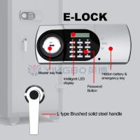 China 210±2kg Smart Fire Resistant Safe Fireproof Rating 120mins For Security YB/FH-158 for sale