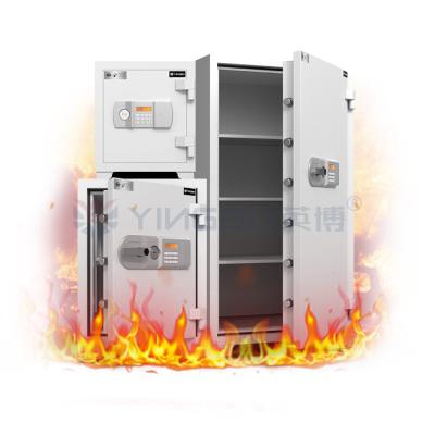 China Solid Steel Fireproof Security Box Electronic DIgital Lock Fire Rating 30-120mis YB/FG-48-128 for sale