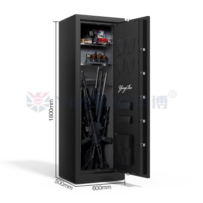 China Steel Material Gun Safe Box With 75 Mins Fireproof Protection for sale