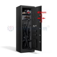 China Multiple Firearm Safe Anti Theft Function Armament Gun Safe Box With Key Opening for sale