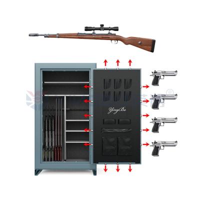 China Fireproof Rating 75 Mins Steel Gun Safe Box Home For Secure Storage Solutions for sale