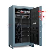 China 75 Mins Fireproof Steel Gun Safe Box with Anti-theft Security for Home and Office for sale