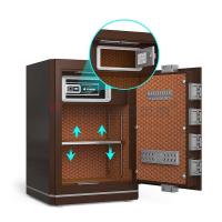 China Fingerprint Or Password fireproof safety safe box Interior Design H680mm for sale