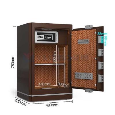 China Exterior Design OEM H780mm Safe Box For Money for sale