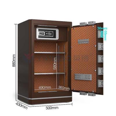 China OEM Patented Double T Bolts And Inner Locking security box for home YB/N6-88 for sale