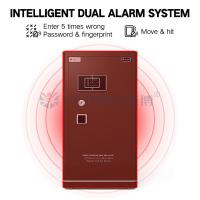 China Smart Fingerprint Lock house safe box Made Of Solid Steel For Customized Protection Security YB/N6-100 for sale