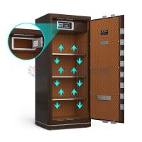 China Solid Steel fireproof home safe box With Smart Fingerprint Lock And Inner Locking Box YB/N6-150 for sale