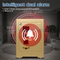 China YB/ZY-58  Biometric Fingerprint Commercial Safe Box Smart For Bank Security With Zinc Alloy Handle for sale