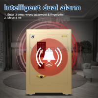 China YB/ZY-60 Dual Intelligent Alarm Smart Safe box Luxury Smart For Security With 3D Stereo Soft-Roll Leather for sale