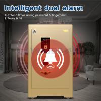 China YB/ZY-70 Commercial Safe Box Semiconductor Fingerprint Biometric Technology 4 Open Ways for sale